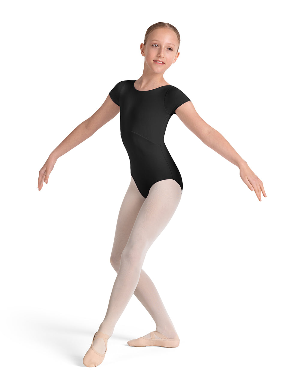 Mirella Girls Plain Twist Back Leotard - Dance Gear Etc.
